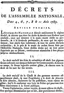 La Nuit du 4 août 1789 et l’abolition des privilèges par Louis SAISI – Ideesaisies